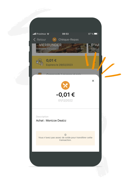L'app Monizze vous facilite la vie! Téléchargez-la en un clic.