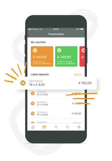 The Monizze app makes your life easier! Download it in one click.